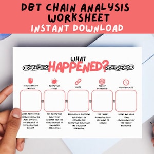 DBT Chain Analysis Worksheet - Etsy