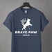 Brave Paw Gear Signature T-shirt, Support K9 Handlers, German Shepherds ...