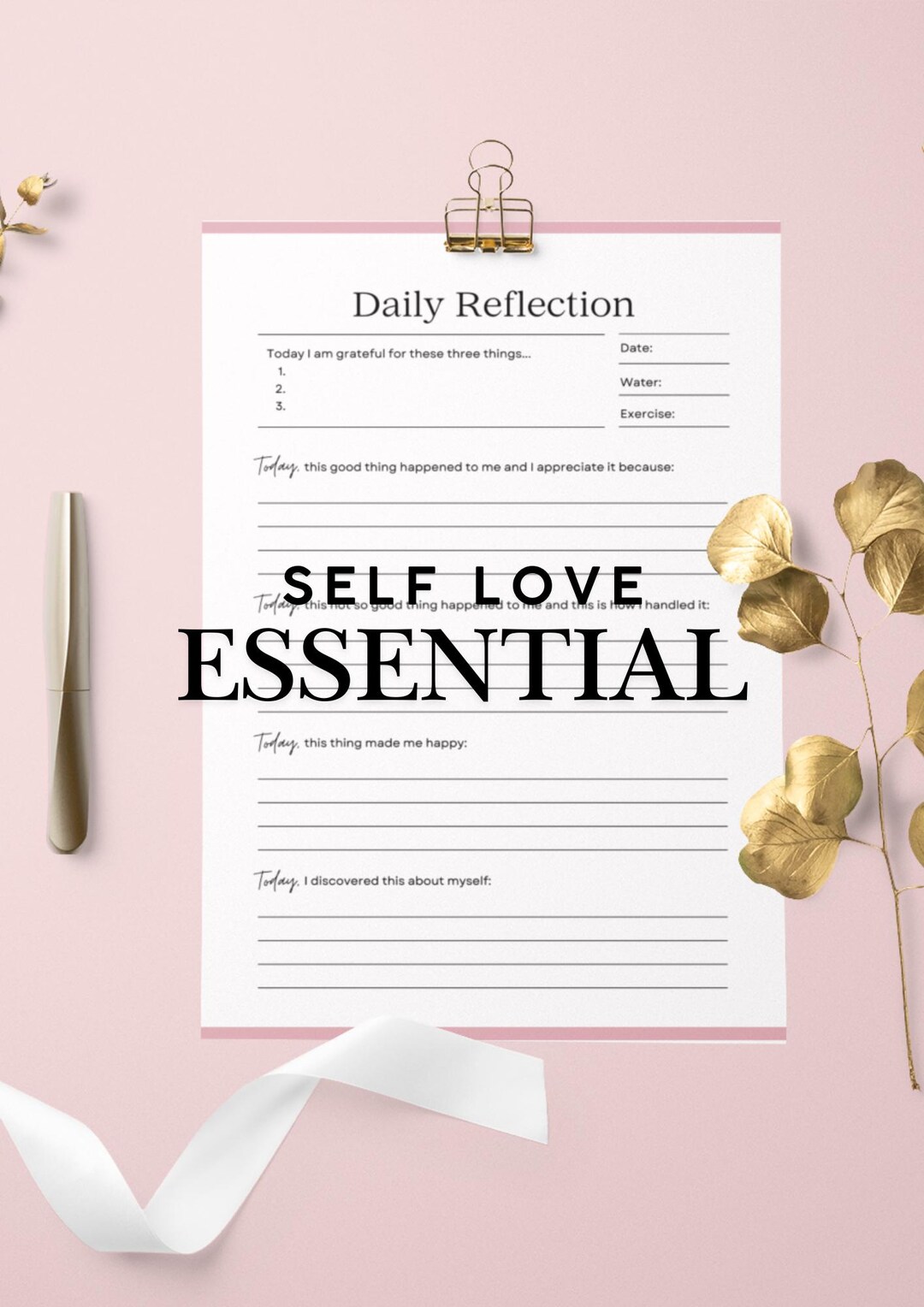 Instant Download Daily Gratitude Journal: Spark Positivity and Self ...