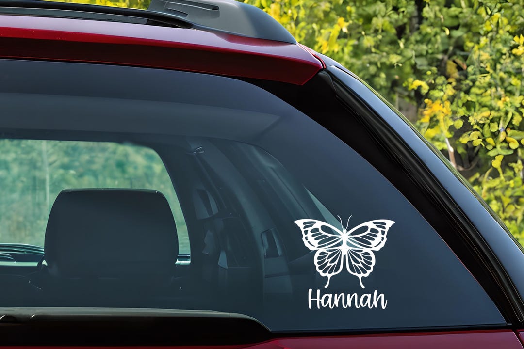 Butterfly Car Decal Butterfly Sticker Butterfly Car Decal Butterfly ...