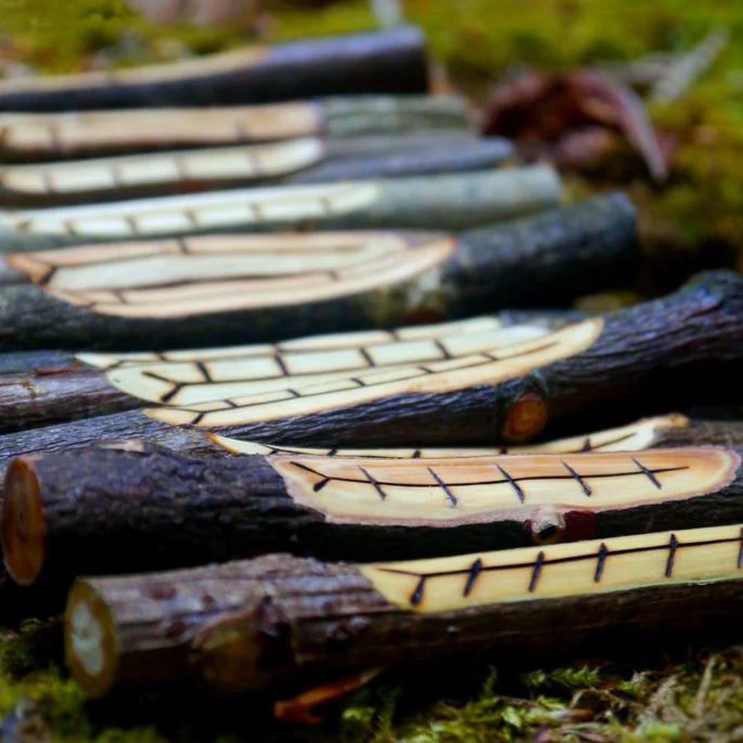 Tree Calendar Staves - Pagan Gift Set for Nature Lover, Moon Calendar ...