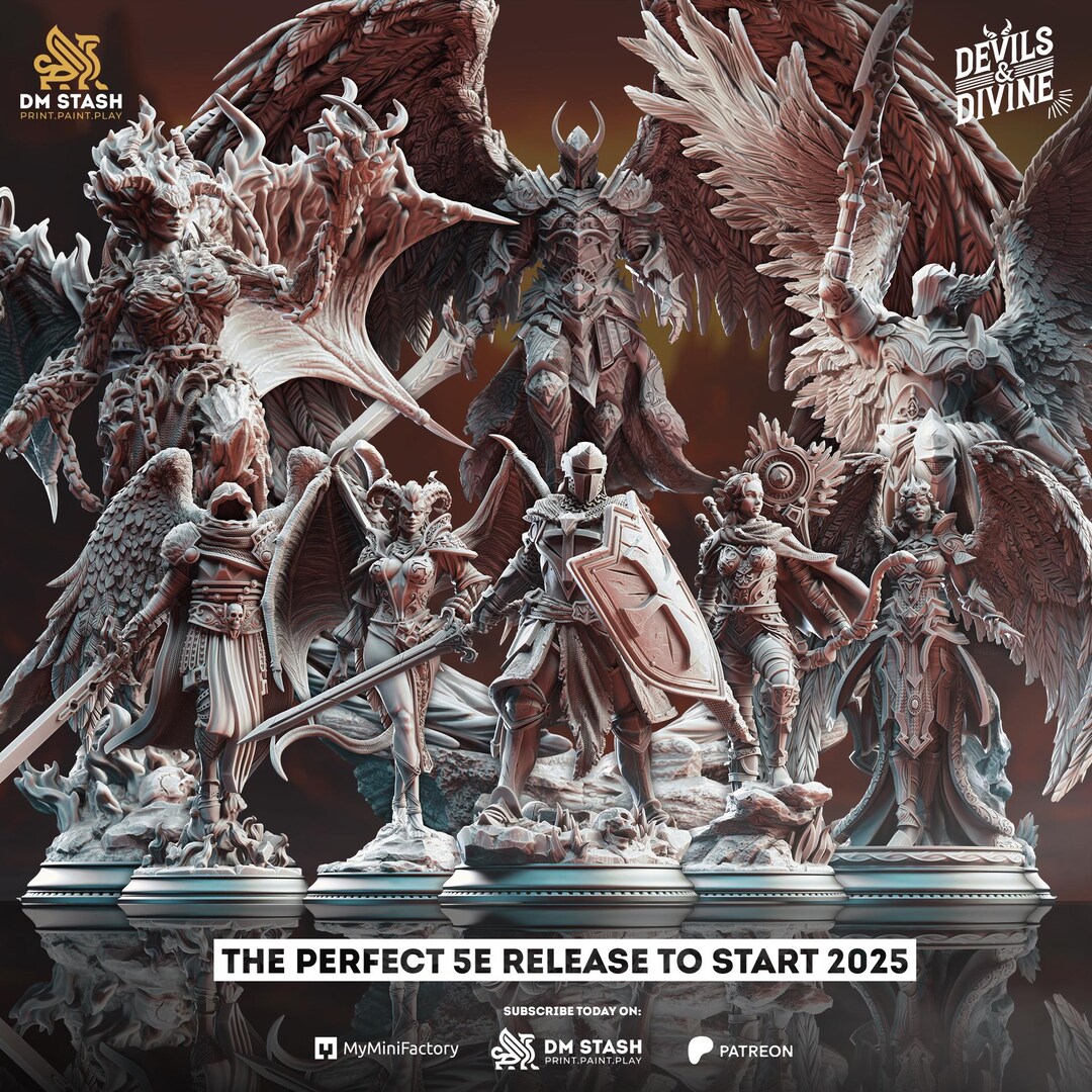 DND 5e Starter Set, + Battlemaps, + Character Sheets, Devils & Divine ...