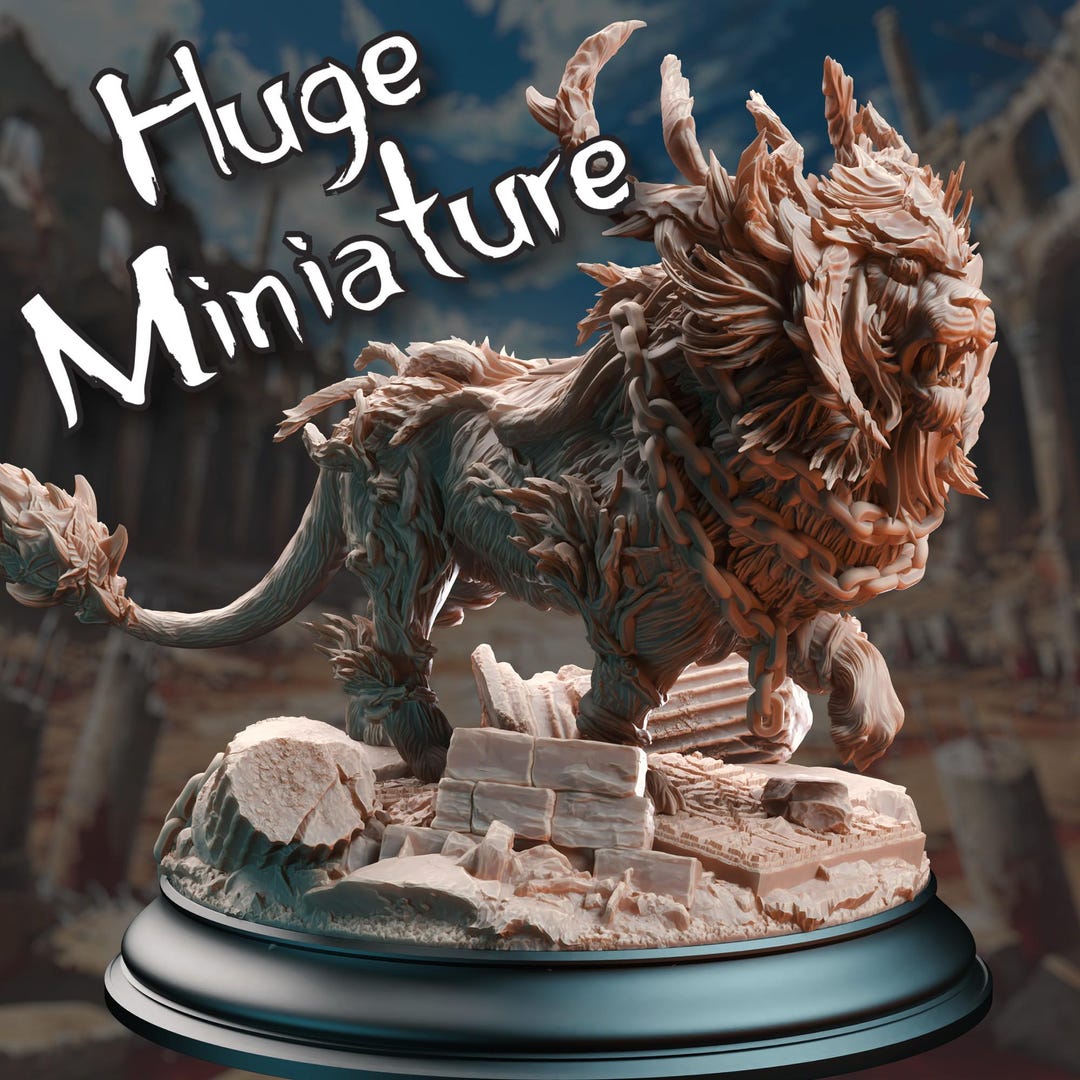 Torgothrin – Punished Fey Lion - Lord Mini Dungeons and Dragons Mini ...