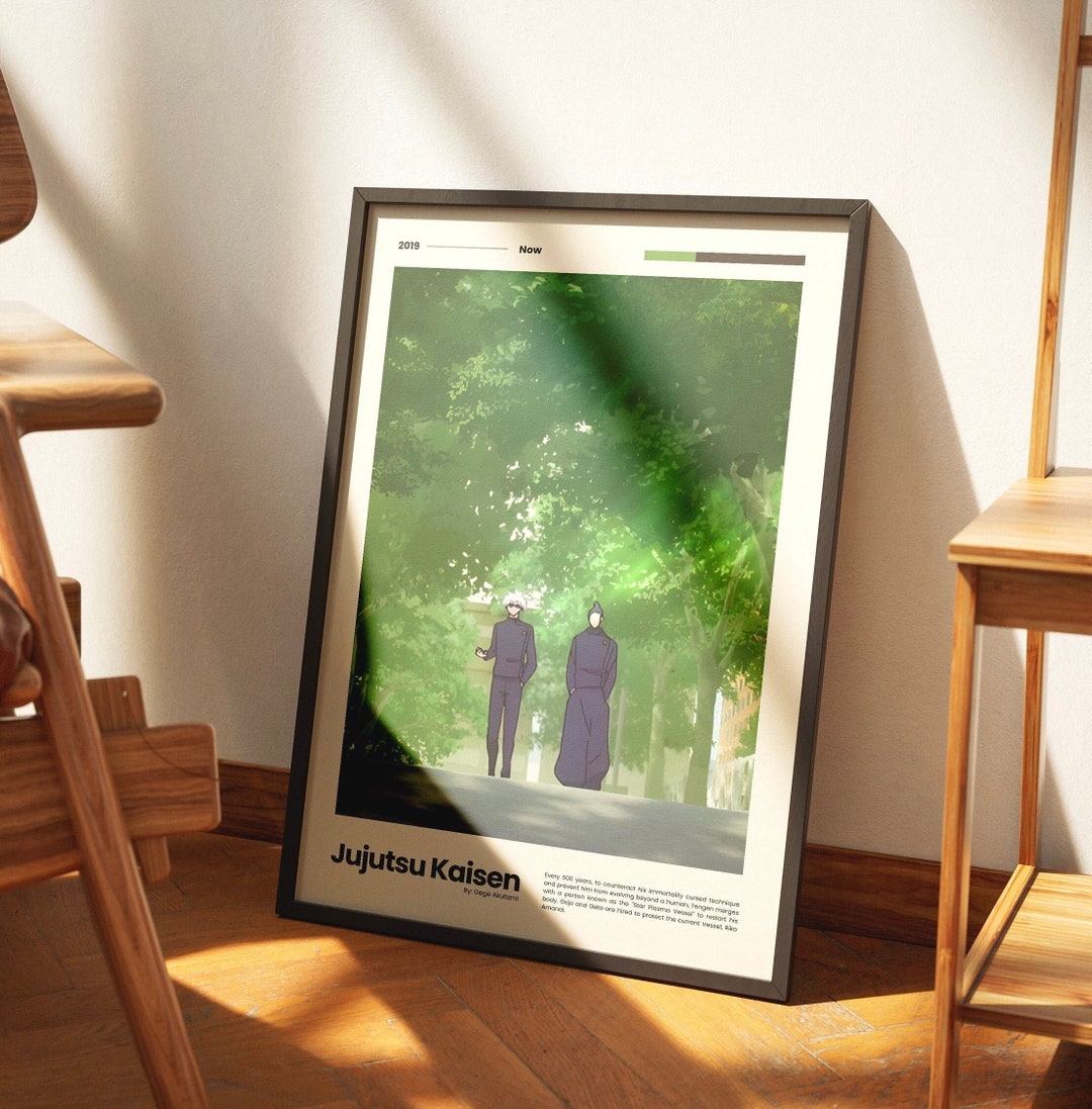 JJK Poster 13x19 in JJK Anime Gift Gojo and Geto - Etsy