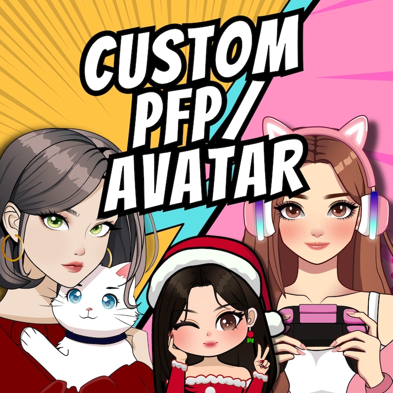 Custom Pfp/avatar Commission Open Custom PFP Custom Avatar Anime PFP ...