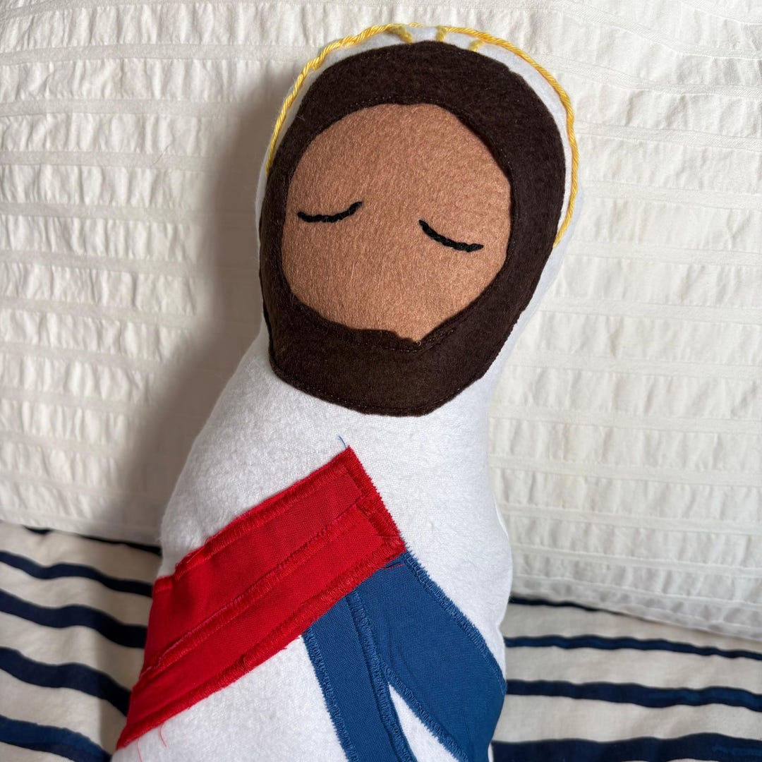 Divine Mercy Jesus Stuffed Doll – Handmade & Hand-embroidered ...