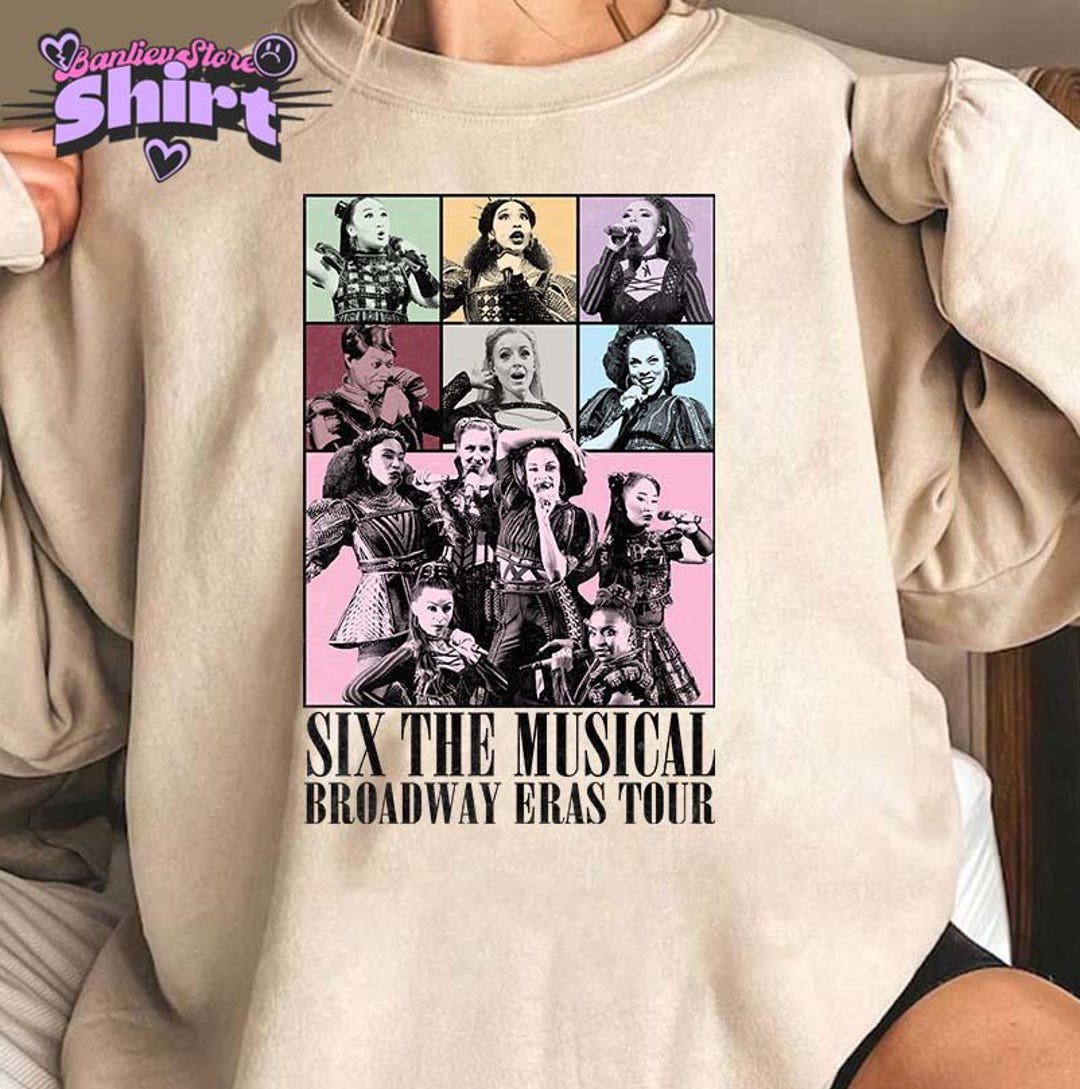 Six the Musical Eras Tour T-shirt, Broadway Six Musical Shirt, the ...