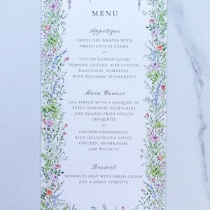 Menus - Bridgerton Inspired Luxury Wedding Stationery - Etsy
