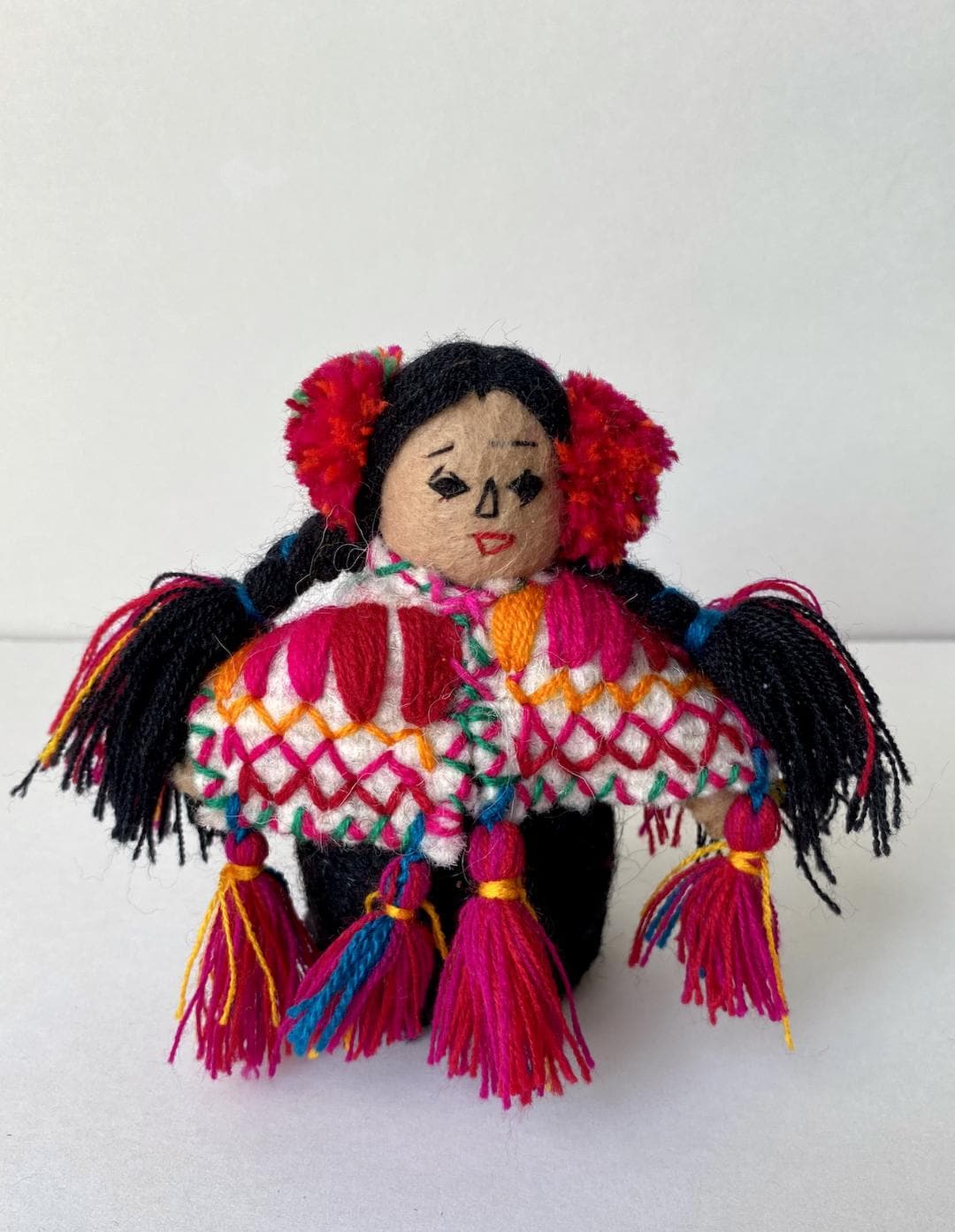 Mexican Handmade Plushie Chamulitas Doll / 100% Wool Hand Embroidered ...