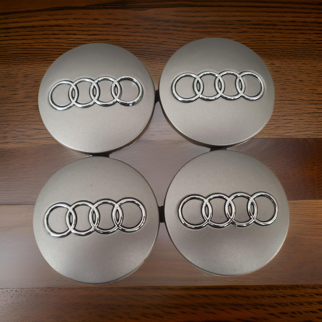 Audi 60mm Alloy Wheel Centre Caps Hubs Dust Covers 4b0601170 A3 A4 A5 ...