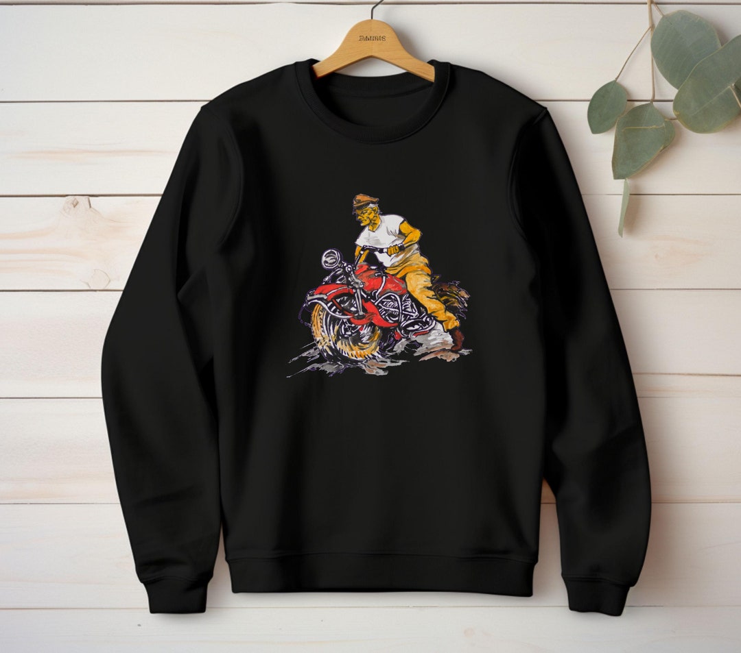 Custom Motorcycle Rider Sweatshirt, Biker Gift, Motorcycle Enthusiast ...