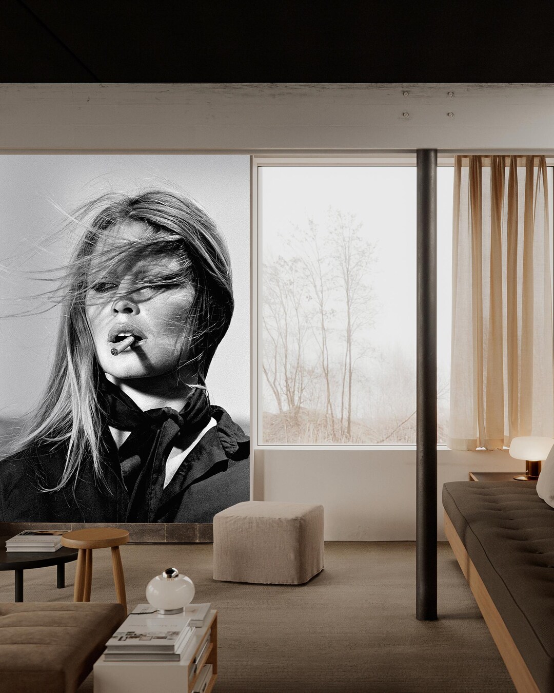 Brigitte Bardot, Artistic Wallpaper, Original Interior Design ...