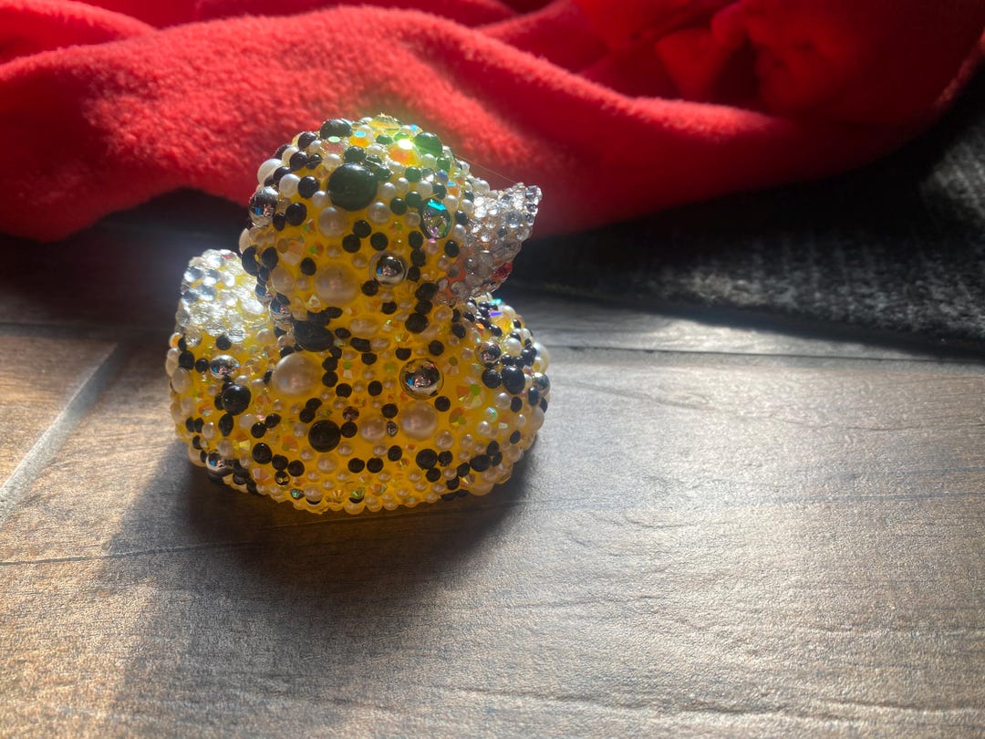 Rhinestone Rubber Duck-classy Duck!-medium - Etsy