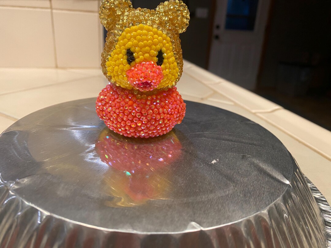 Rhinestone Disney Pooh Duck!! - Etsy