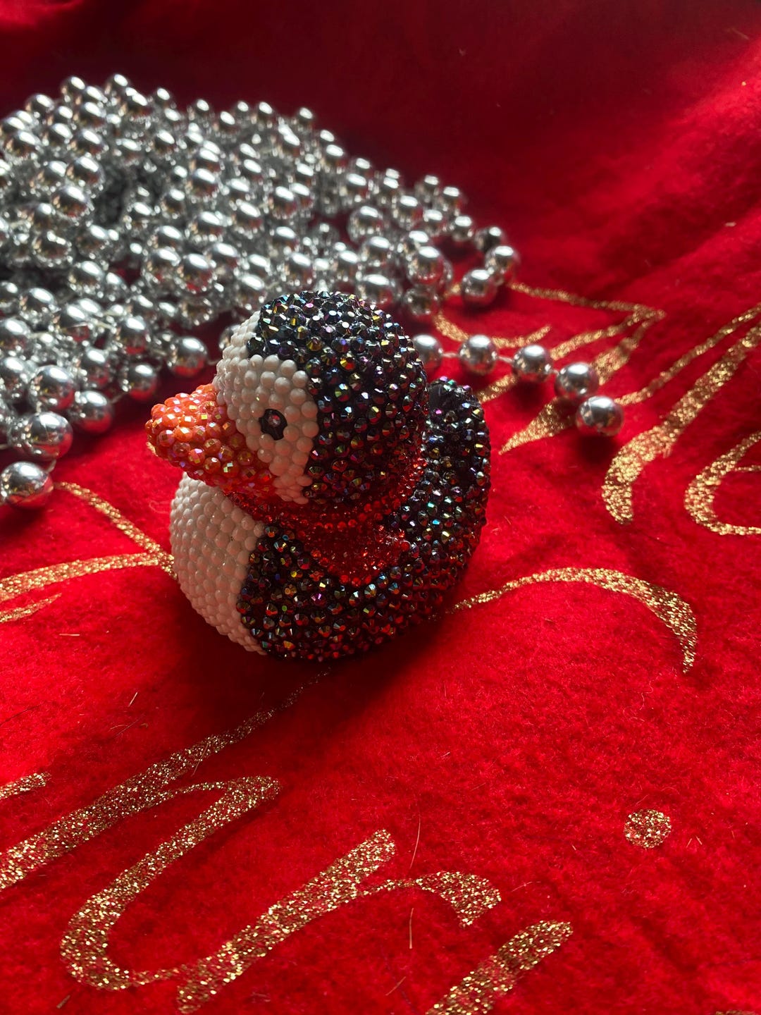 Christmas Penguin Blinged Duck - Etsy
