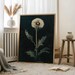 Dandelion of the Dark Academia Wall Art, Goth Dandelion Printable ...