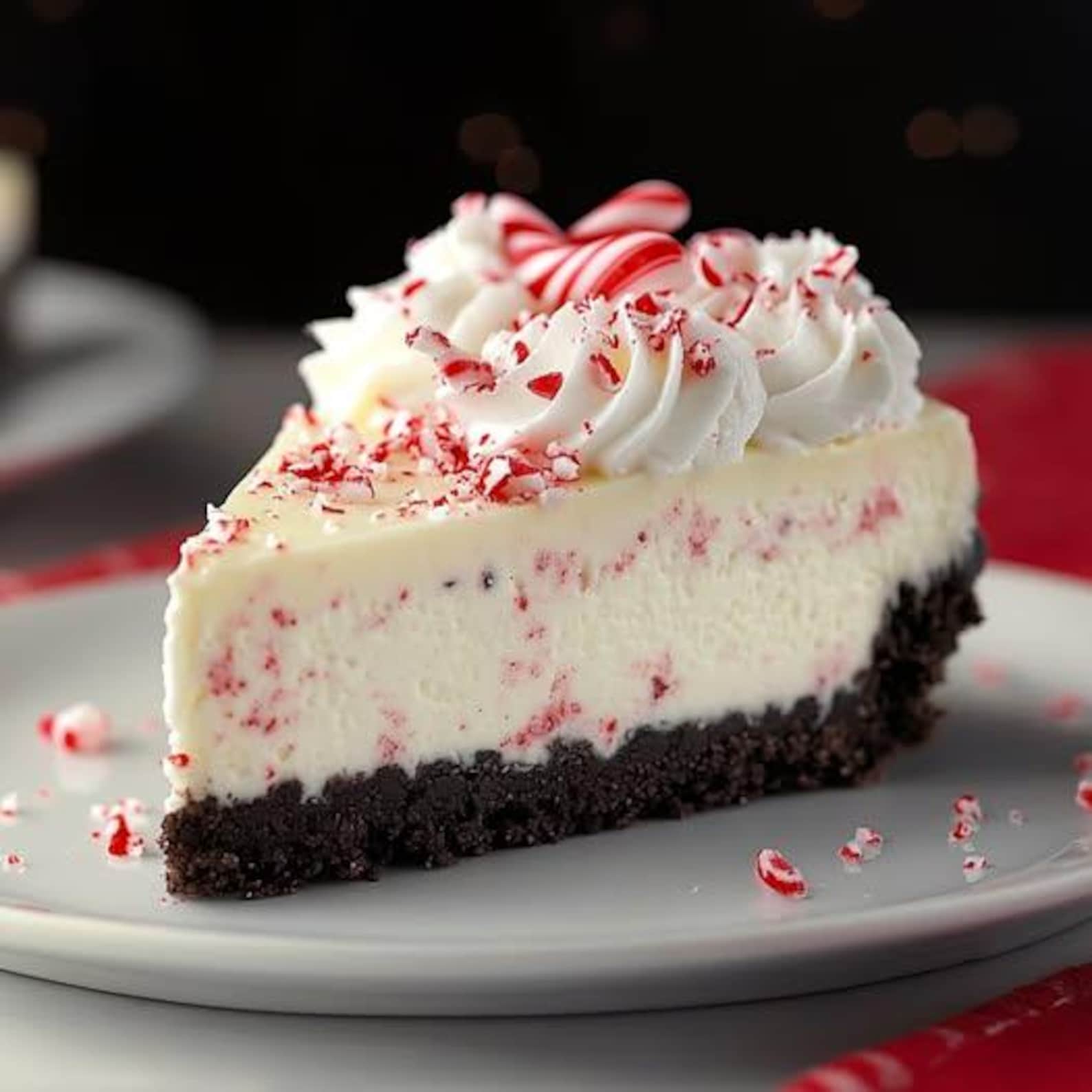 Peppermint Cheesecake Recipe - Festive Holiday Dessert With Oreo Crust ...