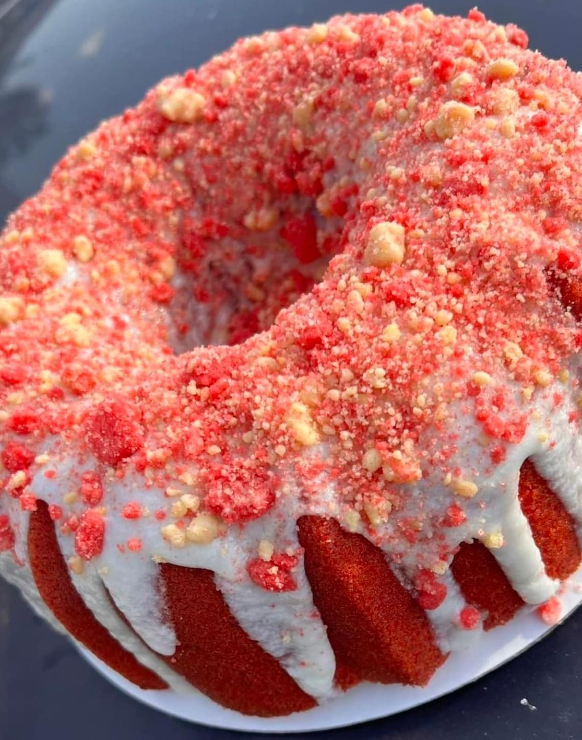 Strawberry Crunch Pound Cake Delight - Etsy