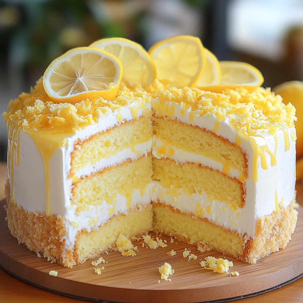 Lemon Crunch Layer Cake Recipe | Digital Download - Etsy