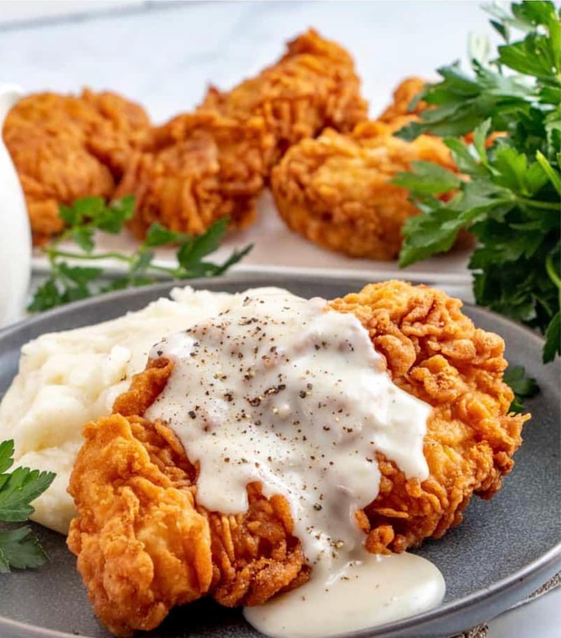 Perfectly Crispy Country Fried Chicken - Etsy