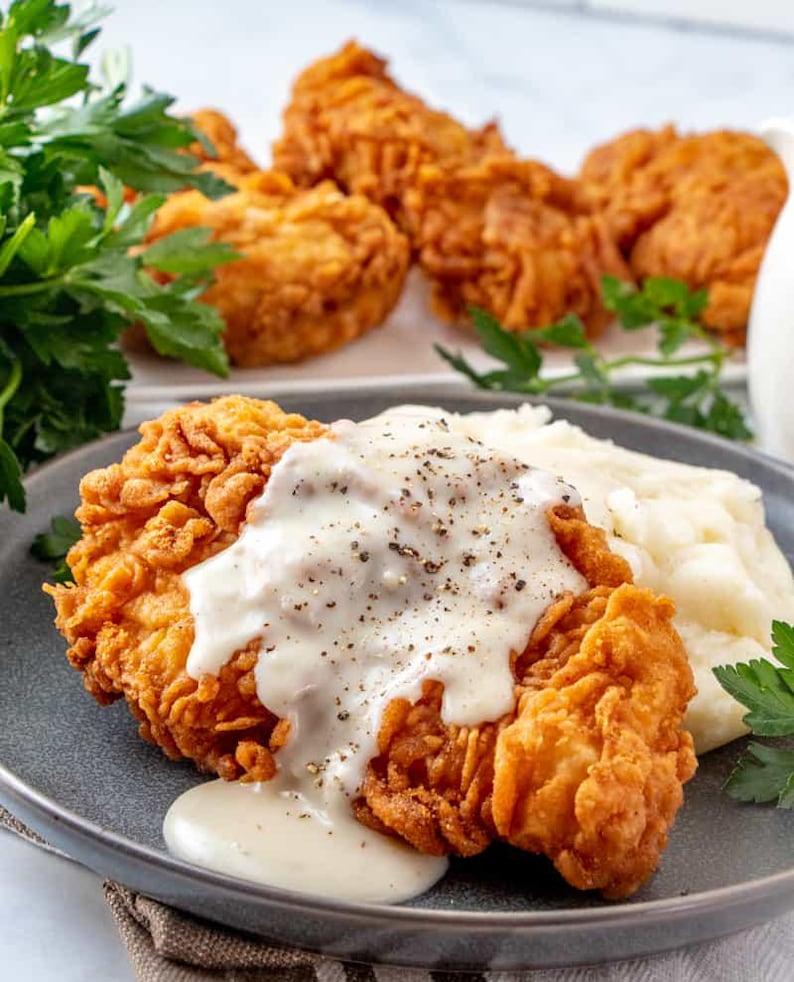 Perfectly Crispy Country Fried Chicken - Etsy