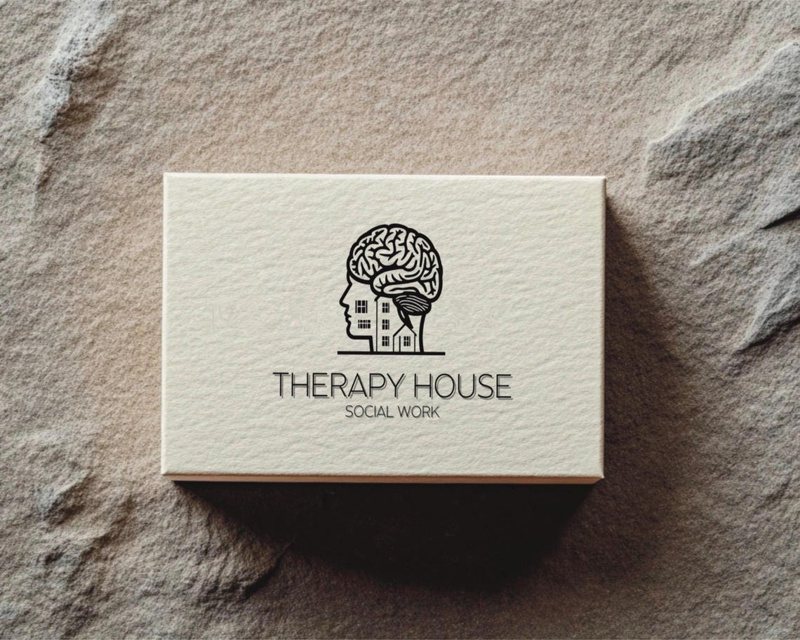 Social Worker Business Card, Consultant Business, Business Card for ...
