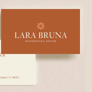 Naturopathic Doctor Business Card Template - Etsy