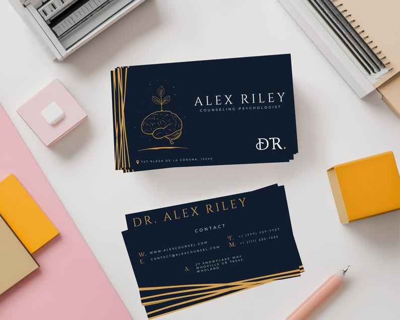 Counseling Psychology Business Card - Etsy