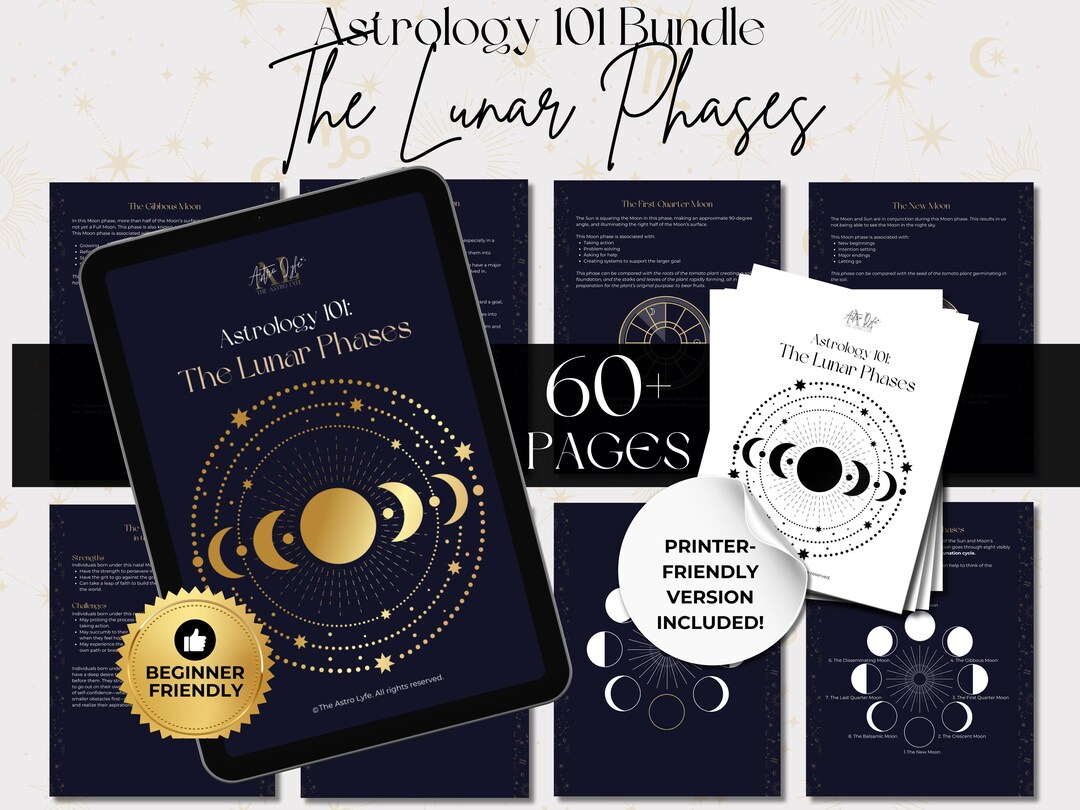 Astrology 101 Moon Phase Meaning Guide | Lunation Cycle Manifestation ...