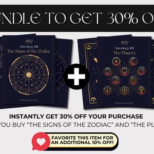 Astrology 101 80-page Bundle With Bonus Gift, Learn Zodiac Signs and ...