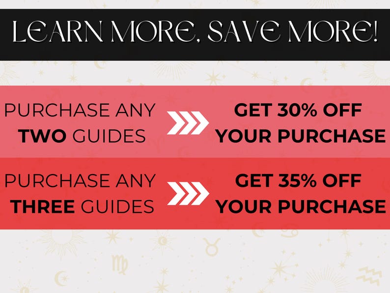 Astrology 101 Zodiac Signs Guide Cheat Sheet | Big 3 Meaning Workbook ...