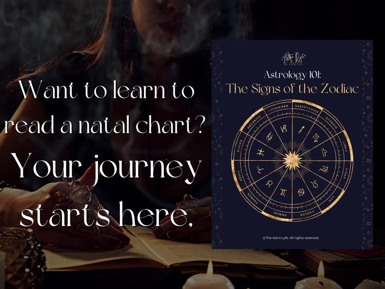 Astrology 101 Zodiac Signs Guide Cheat Sheet | Big 3 Meaning Workbook ...