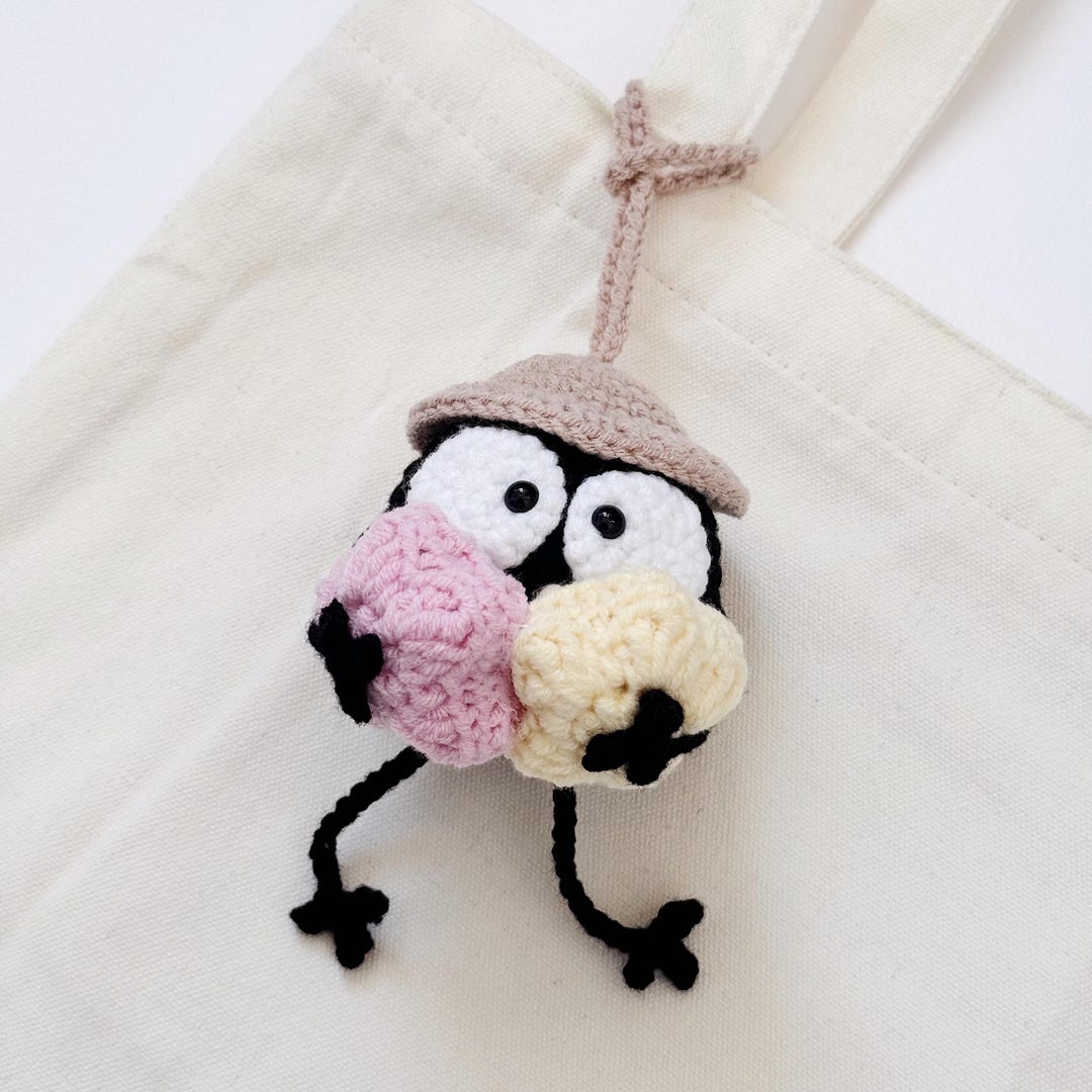 Soot Sprite With Star Keychain Crochet Amigurumi Plush | Chibi Spirited ...