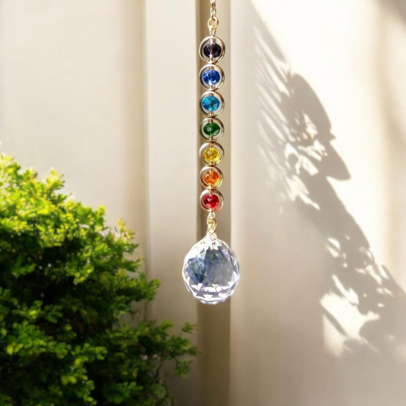 Chakra Suncatcher - Etsy UK