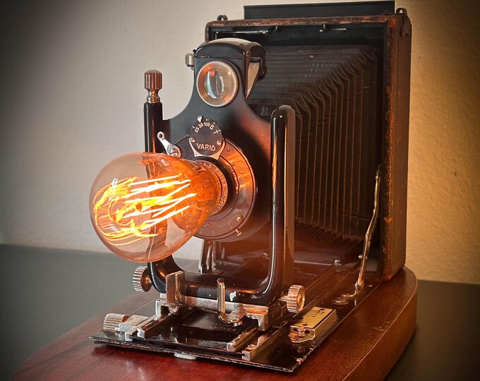 Ambient Camera Light. Upcycled Artwork. Gift for Photographer. Made in ...