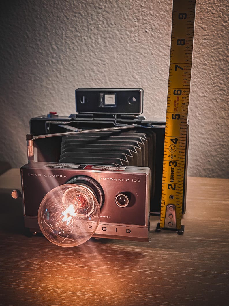 Ambient Camera Light. Upcycled Artwork. Gift for Photographer. Dimmable ...