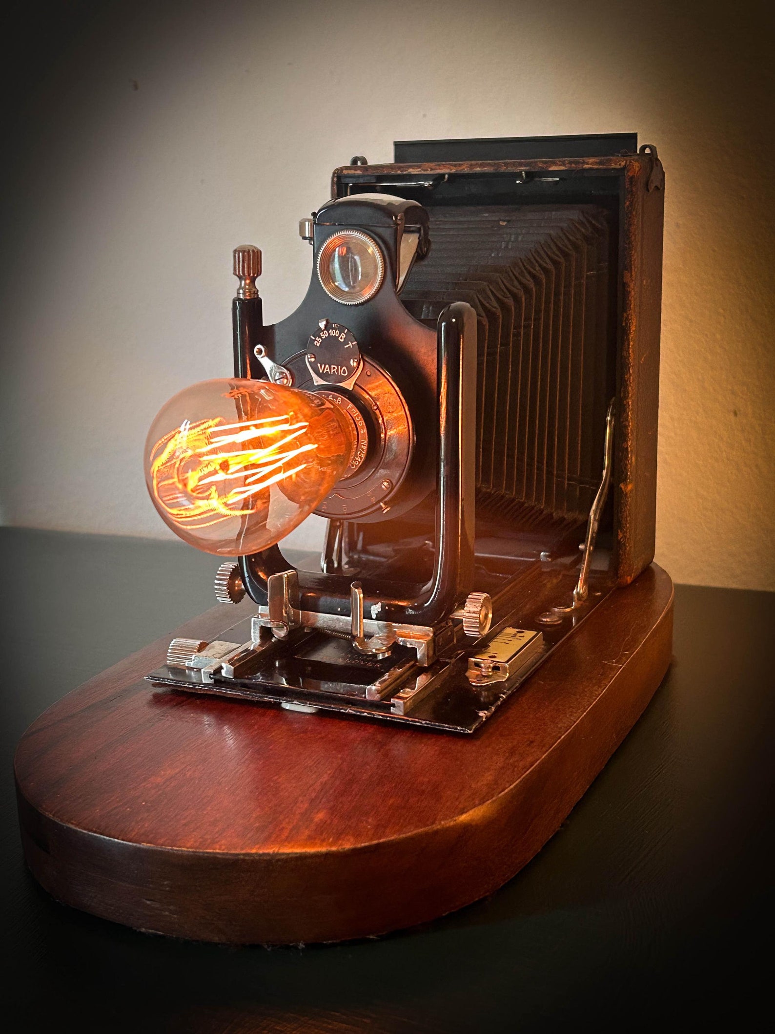 Ambient Camera Light. Upcycled Artwork. Gift for Photographer. Made in ...