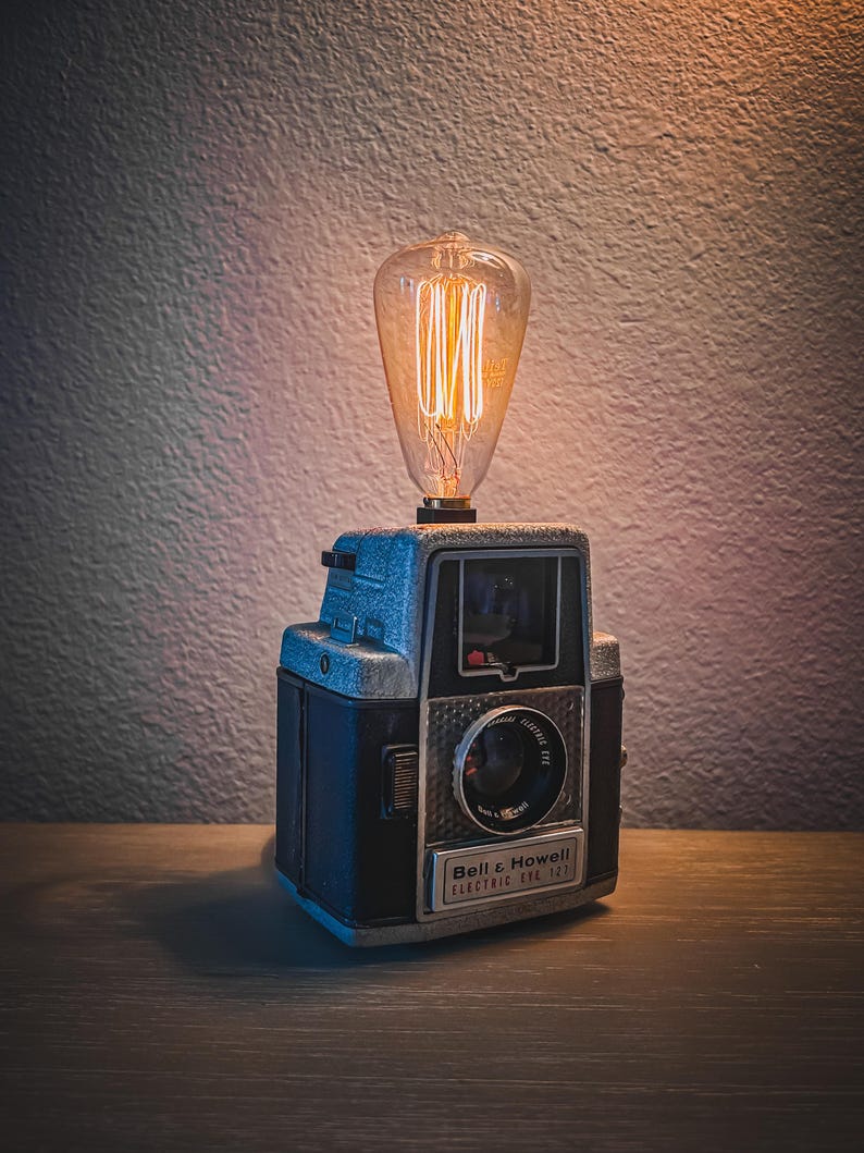 Ambient Camera Light. Upcycled Artwork. Gift for Photographer. Made in ...