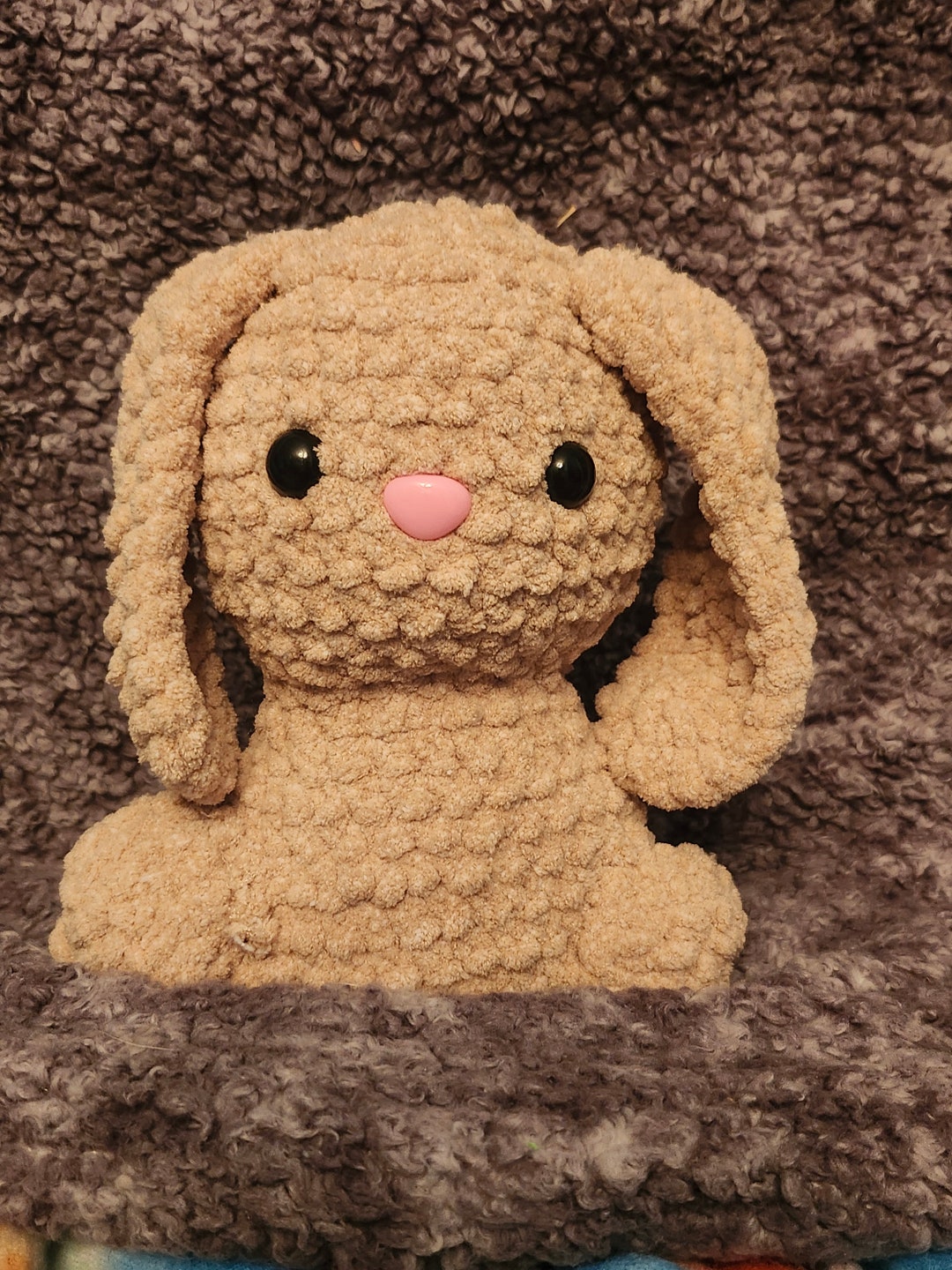 Becky the Bunny Plushie Cute Amigrumi Stuffed Animal Toy Craft Crochet ...