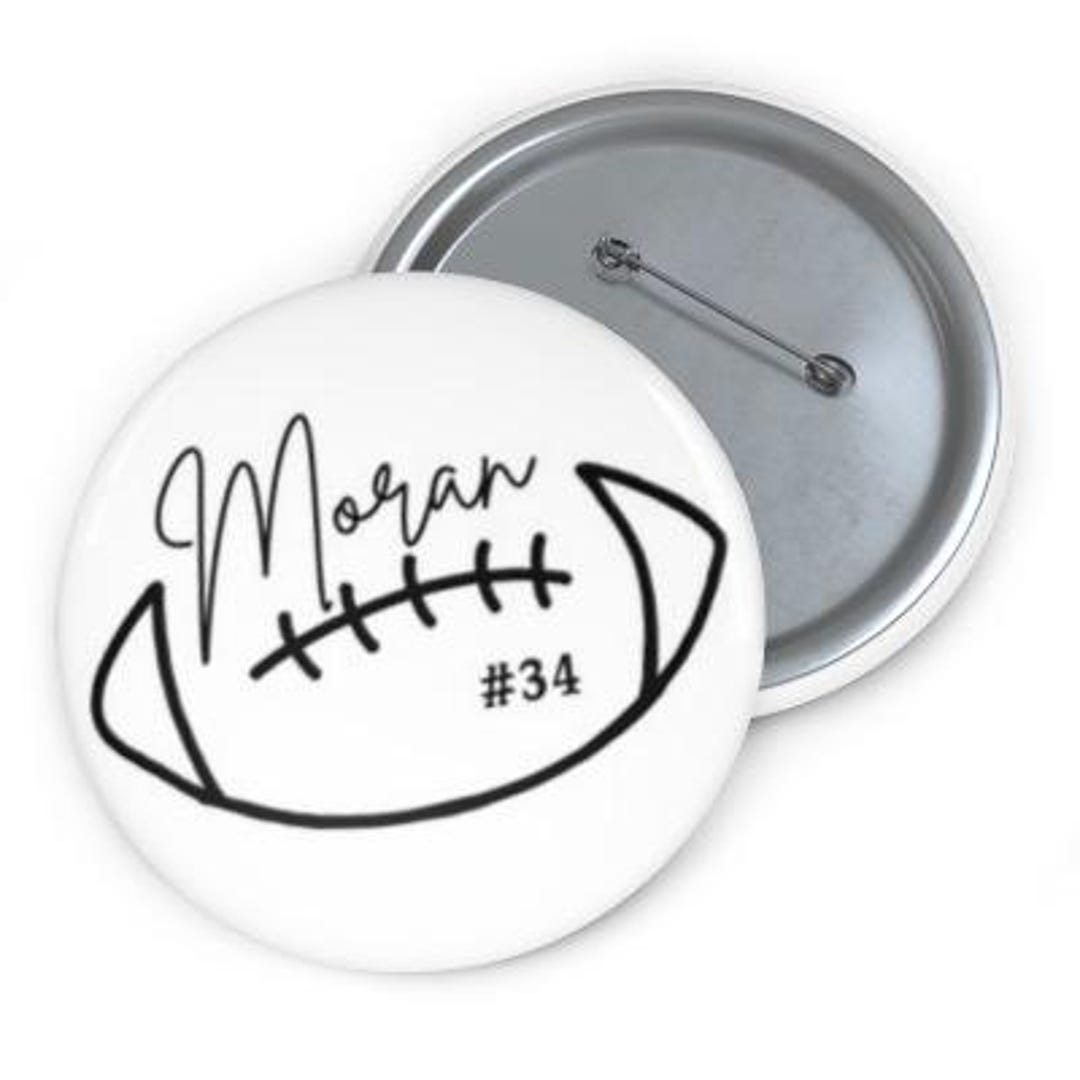 Custom Football Player Pins pack of Three - Etsy