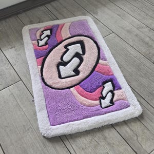 Custom Tufted Uno Reverse Rug - Etsy