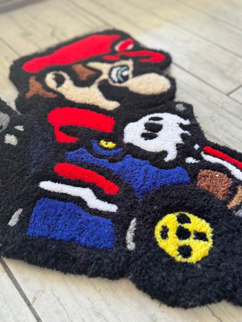 Custom Mario Kart Rug - Etsy