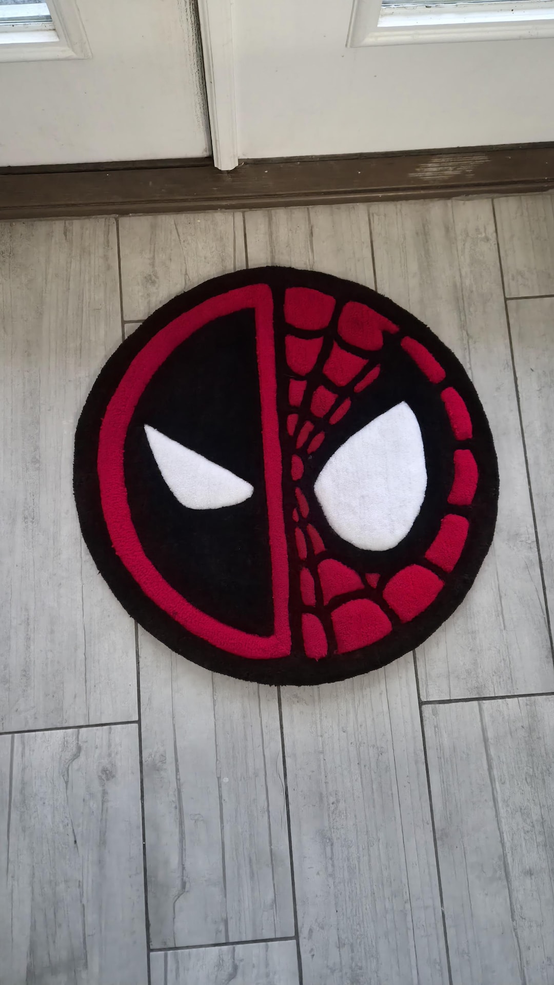 Deadpool X Spiderman Rug - Etsy