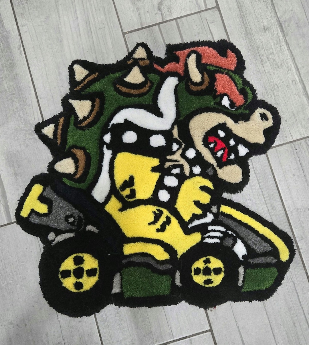 Custom Bowser Mario Kart Rug - Etsy
