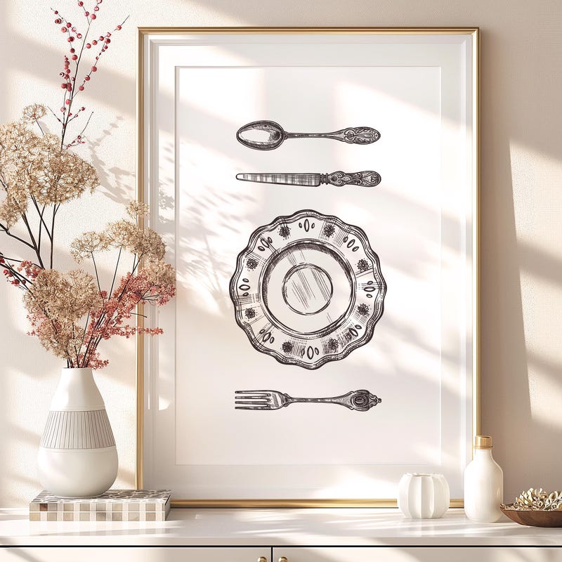 Silverware Prints - Etsy