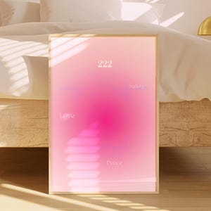 Angel Number 222 Printable Art, Manifestation Number, Spiritual Print ...