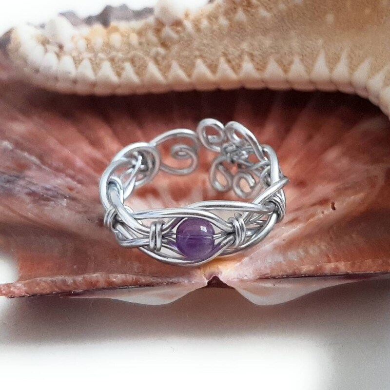 Adjustable Wire Ring - Etsy
