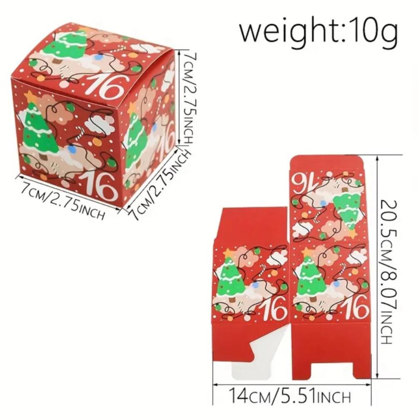 Advent Calendar Empty 24 Box Set DIY Make Your Own Countdown to ...