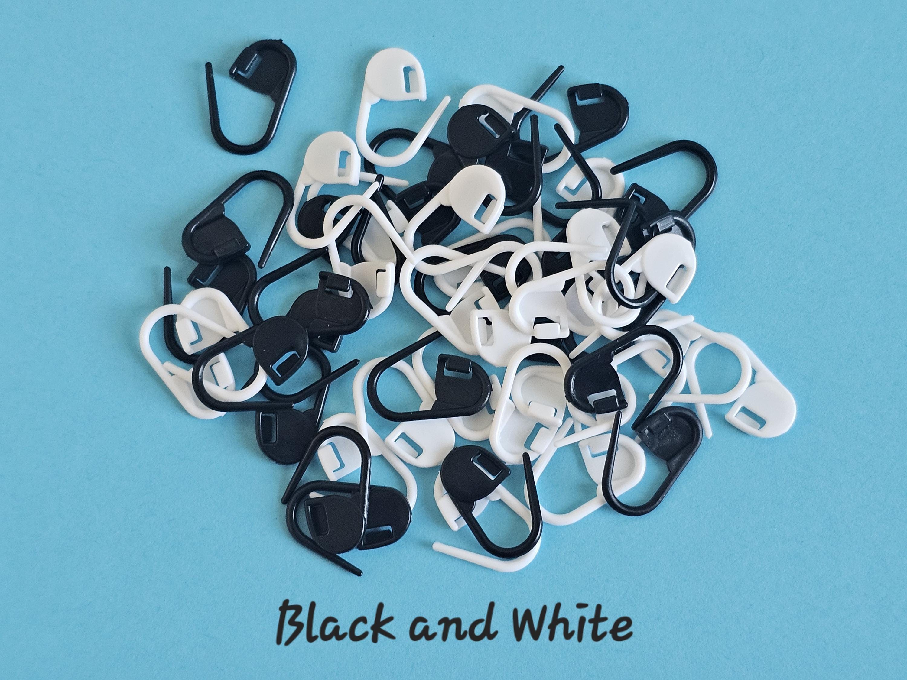 Stitch Markers Set of 10, 25, 50 Random Color Plastic for Crochet or ...