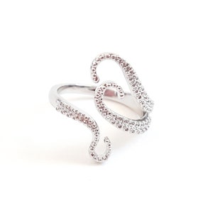 Yarn Tension Ring Octopus Adjustable Size Crochet Ring beginner ...